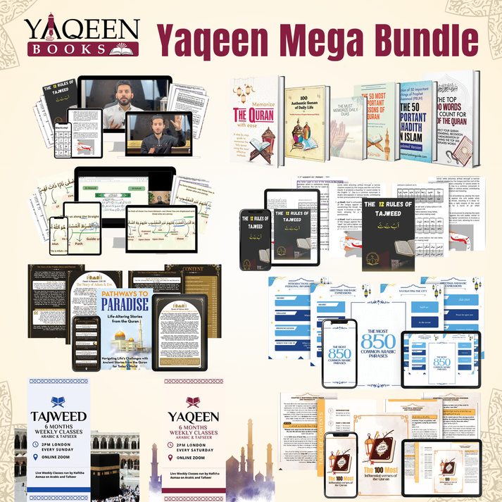 ALL ACCESS: MEGA Bundle of All eBooks and courses – Yaqeen Books